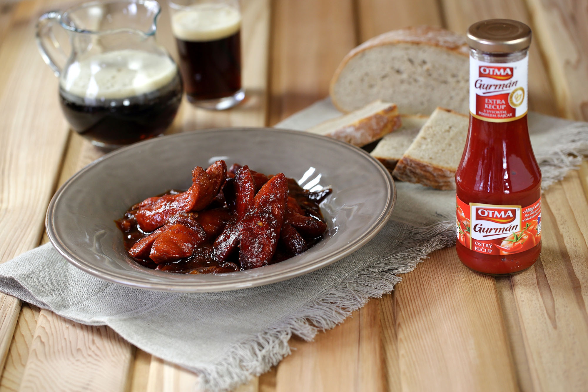 Recept: Buřty na pivu